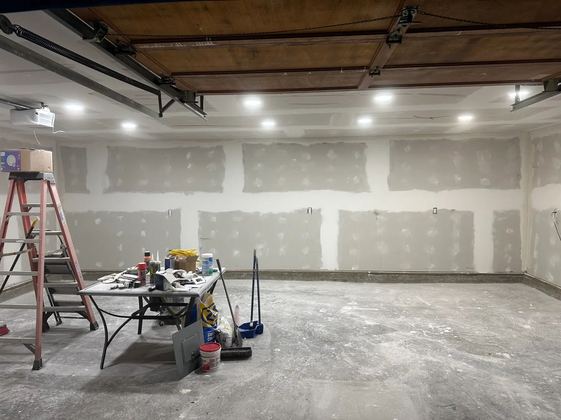 Drywall Finishing Garage Conversion in Seattle - Rocket Repair & Renovation